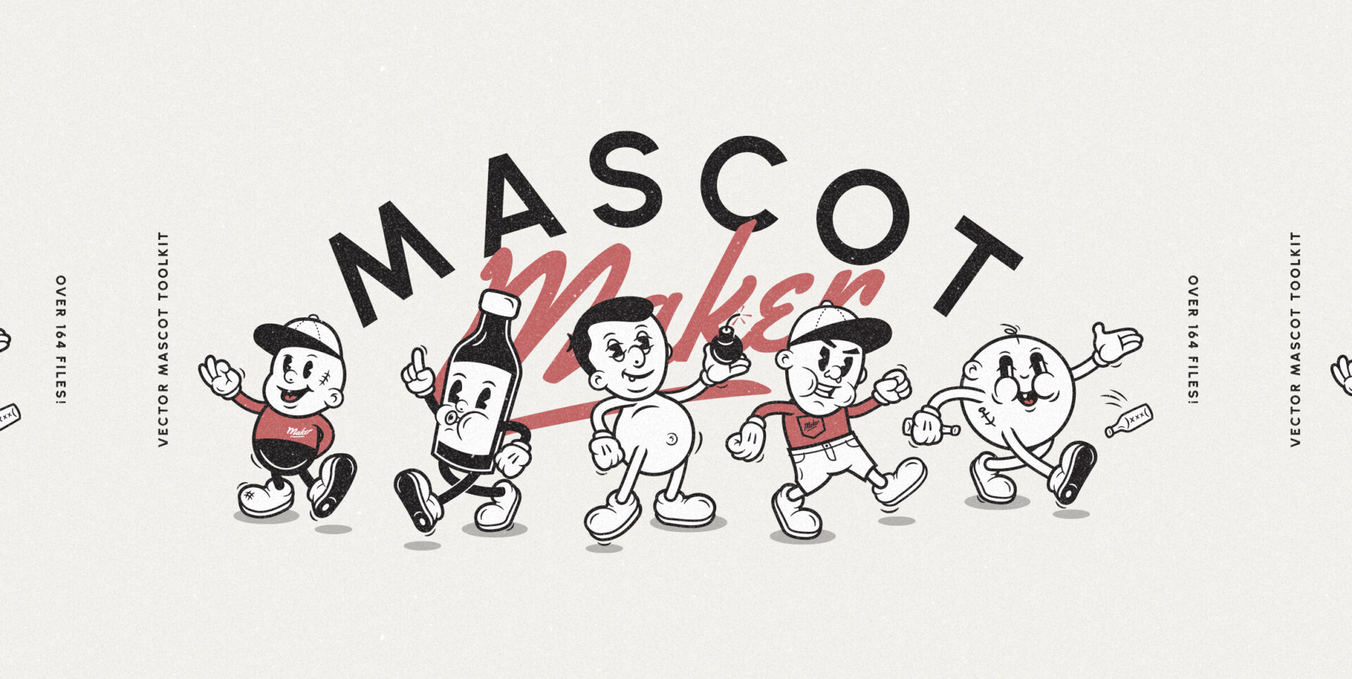 Mascot Maker - Vintage Vector Cartoon Characters - Stock Art World Mascot Maker - Vintage Vector Cartoon Characters - Stock Art World